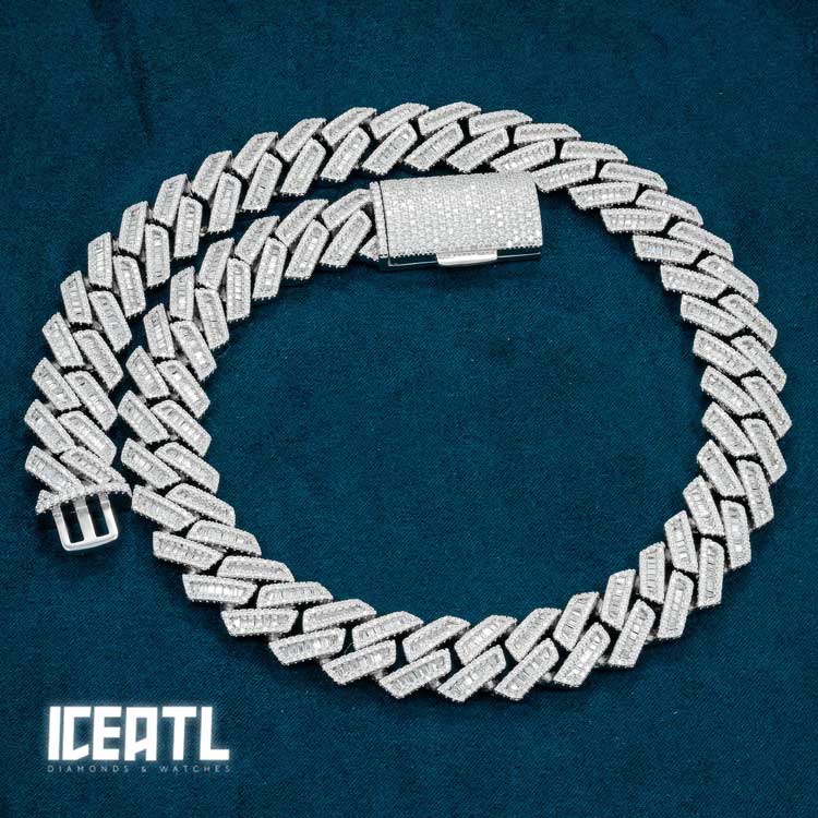 Moissanite Baguette Chains - IceATL